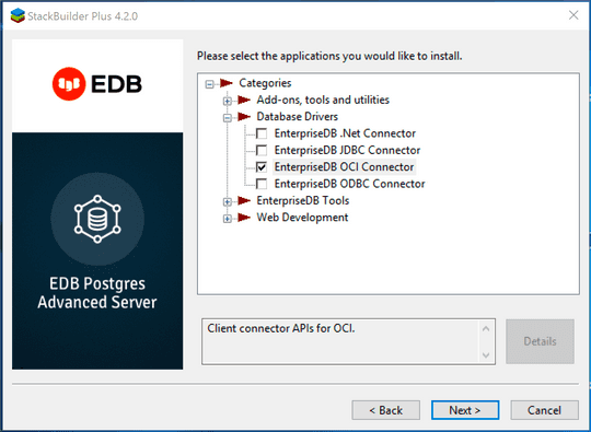 EDB Docs - OCL Connector v13 - Installing and Configuring the OCL Connector