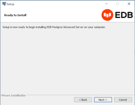 EDB Docs - EDB Postgres Advanced Server v15 - Performing a graphical installation on Windows