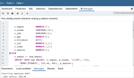 EDB Docs - EDB Postgres Advanced Server v13 - Debugger