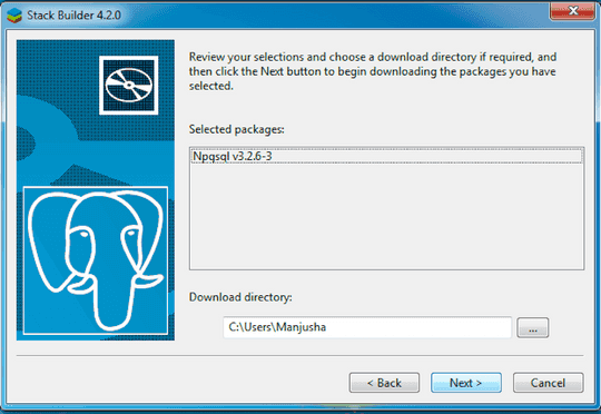 EDB Docs - Using Stack Builder
