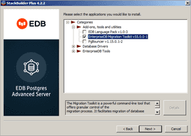 EDB Docs - EDB Postgres Advanced Server v16 - Using StackBuilder Plus