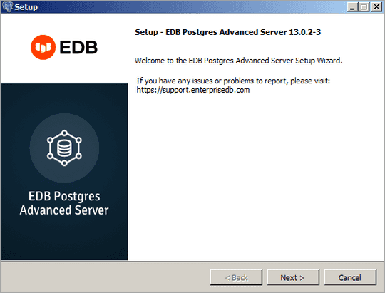 EDB Docs - EDB Postgres Advanced Server v13 - Quick Start Guide for Windows