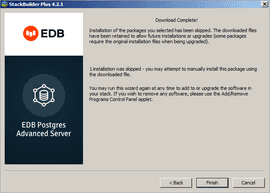 EDB Docs - EDB Postgres Advanced Server v13 - Using StackBuilder Plus to perform a minor version ...