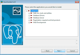 EDB Docs - Using Stack Builder