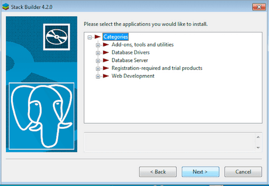 EDB Docs - Using Stack Builder