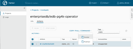 EDB Docs - EDB Postgres® AI for CloudNativePG™ Cluster v1.27.0 - Iron Bank