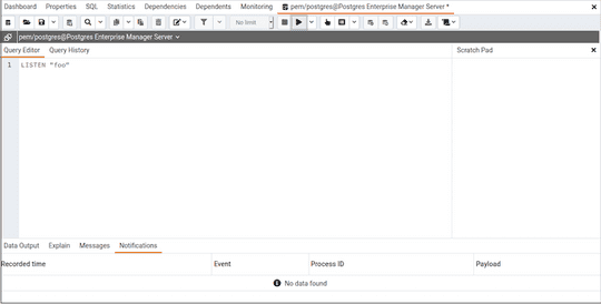 EDB Docs - Postgres Enterprise Manager v10 - Using the Query tool