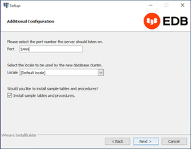 EDB Docs - EDB Postgres Advanced Server v17 - Performing a graphical installation on Windows